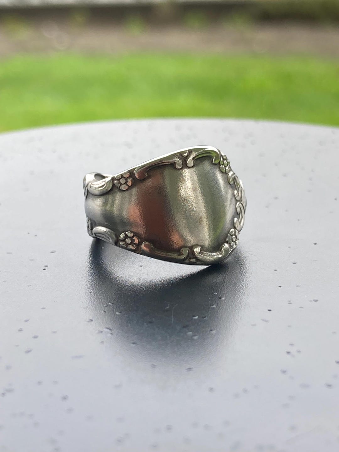 Spoon Ring Size 7.25 Vintage Stainless Steel - Etsy