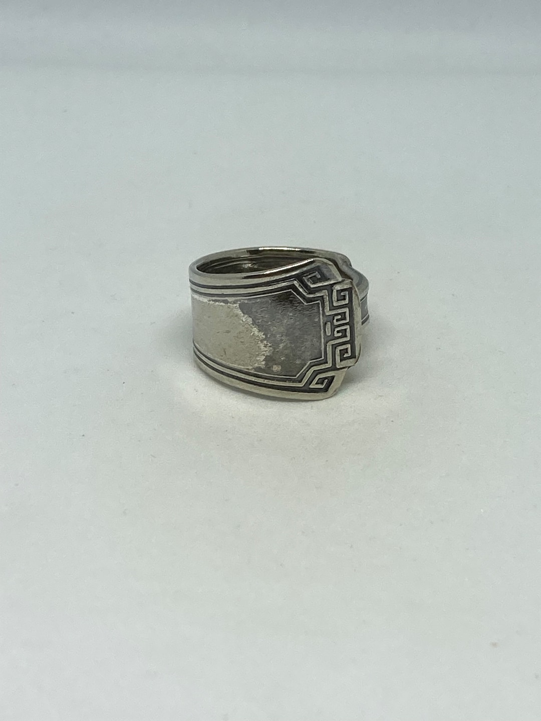 Vintage Silver Plated Spoon Ring Size 7.75 - Etsy