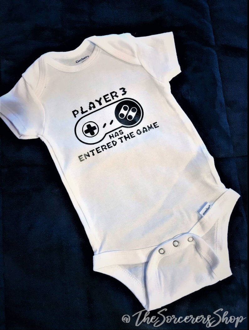 Player 3 Onesie Baby Boy or Baby Girl - Etsy