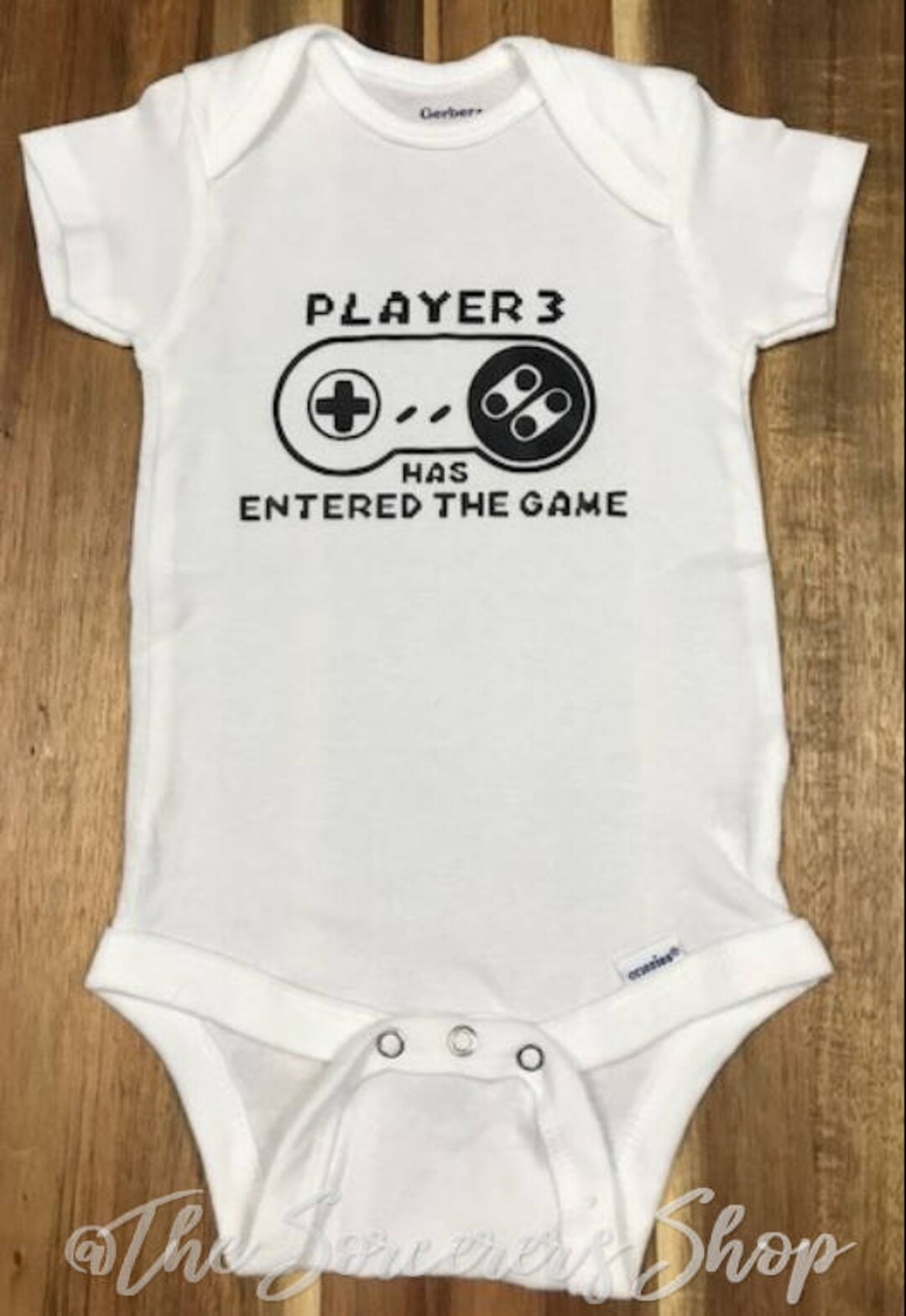 Player 3 Onesie - Baby Boy or Baby Girl - Etsy