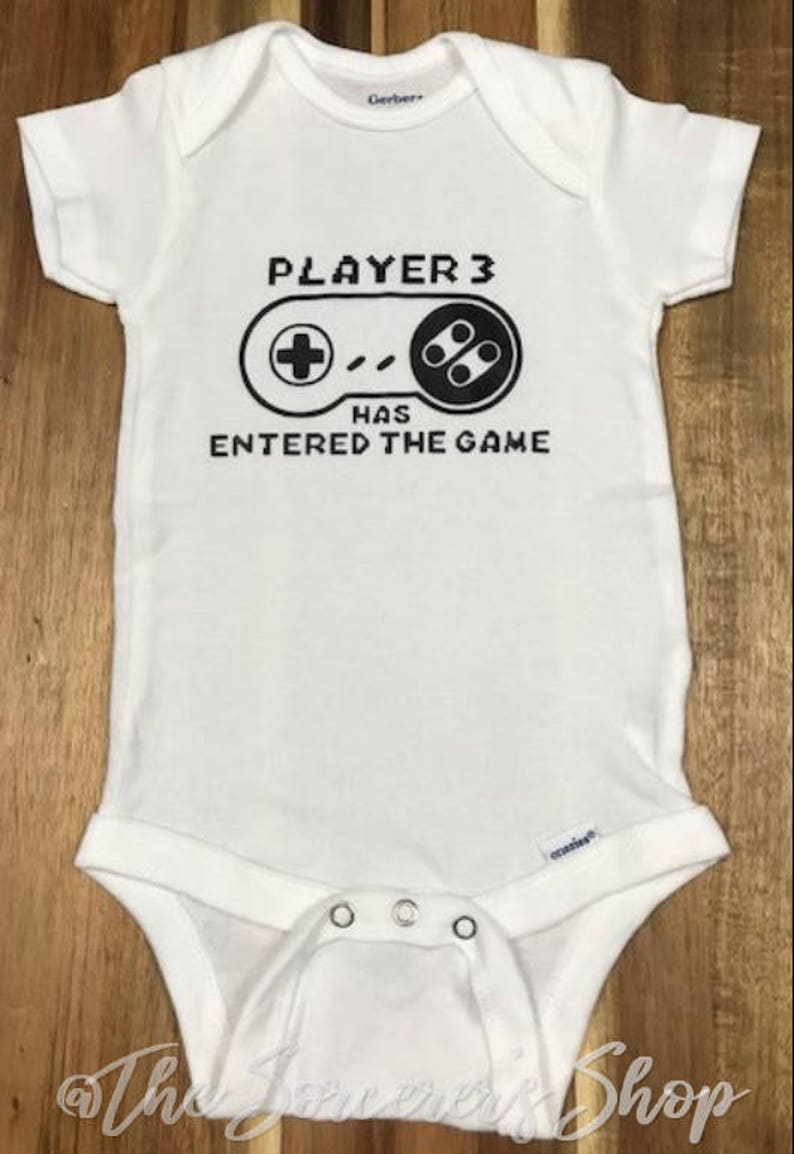 Player 3 Onesie Baby Boy or Baby Girl - Etsy