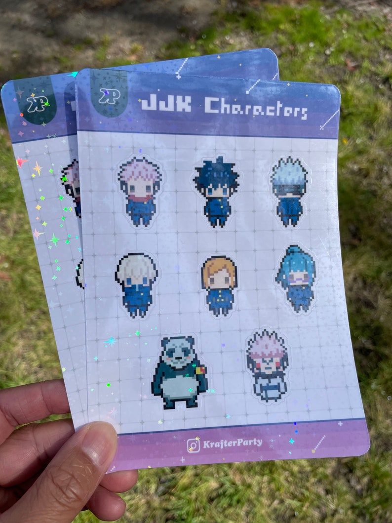 Jujutsu Kaisen Sprite Sticker Sheet for Water Bottles and Laptops 8 ...