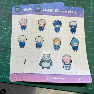 Jujutsu Kaisen Sprite Sticker Sheet for Water Bottles and Laptops 8 ...