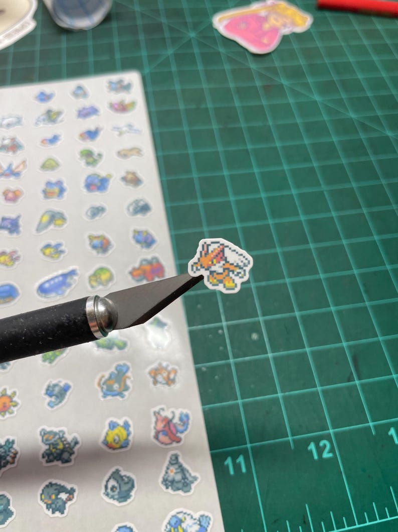 252-386 Hoenn Poke Sprites | Gen 3 Mini Vinyl Stickers - Etsy