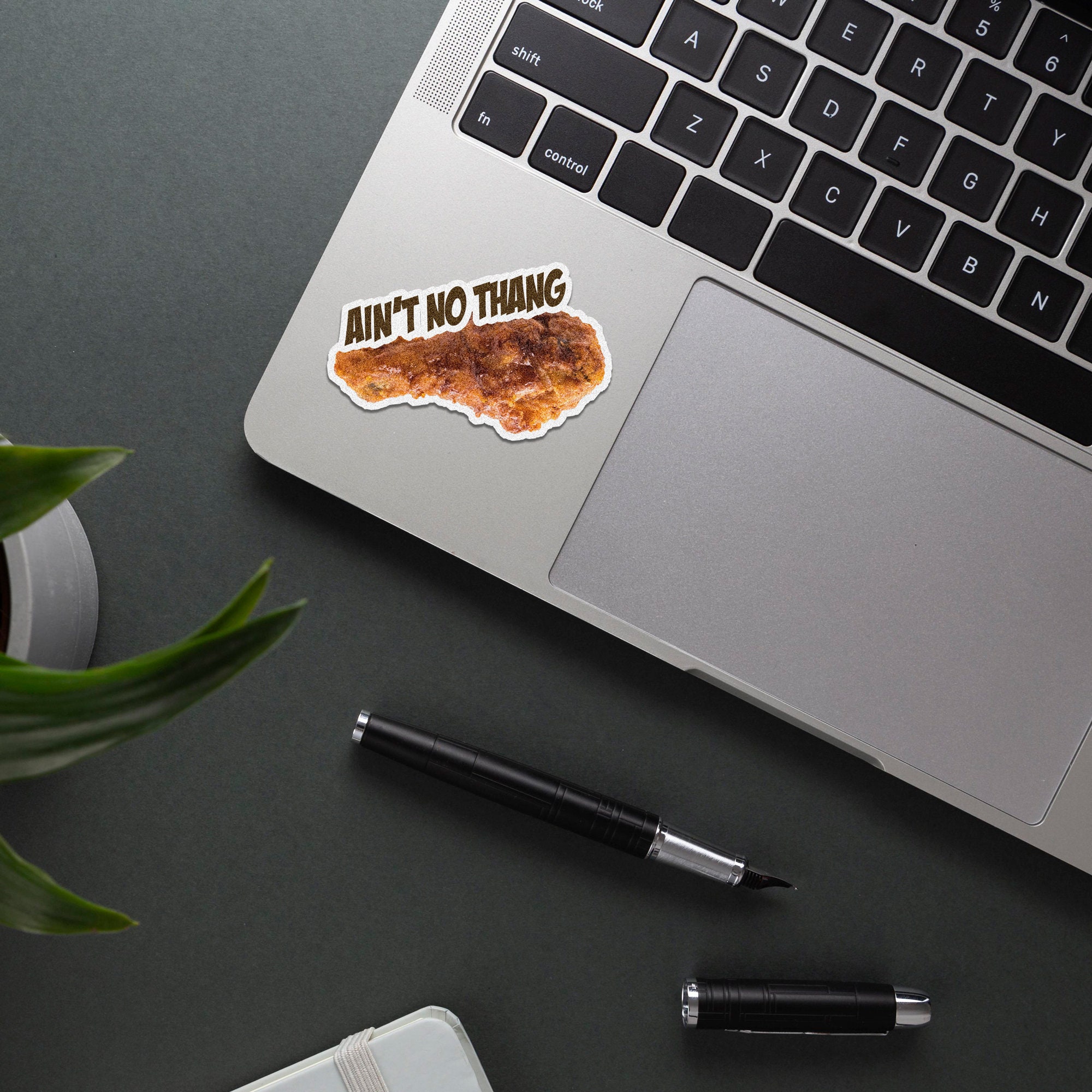 Chicken Wing Sticker, Funny Sticker for Water Bottles and Laptops. Ain ...
