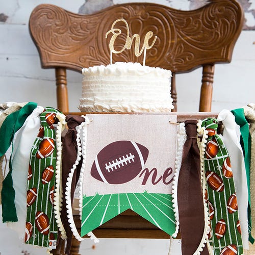 Football First Birthday Decor Personalized Football Party - Etsy