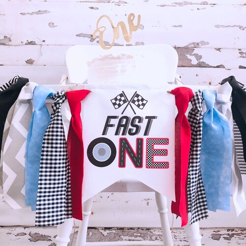 Fast ONE Race Car Birthday Invitation First 1st Birthday - Etsy