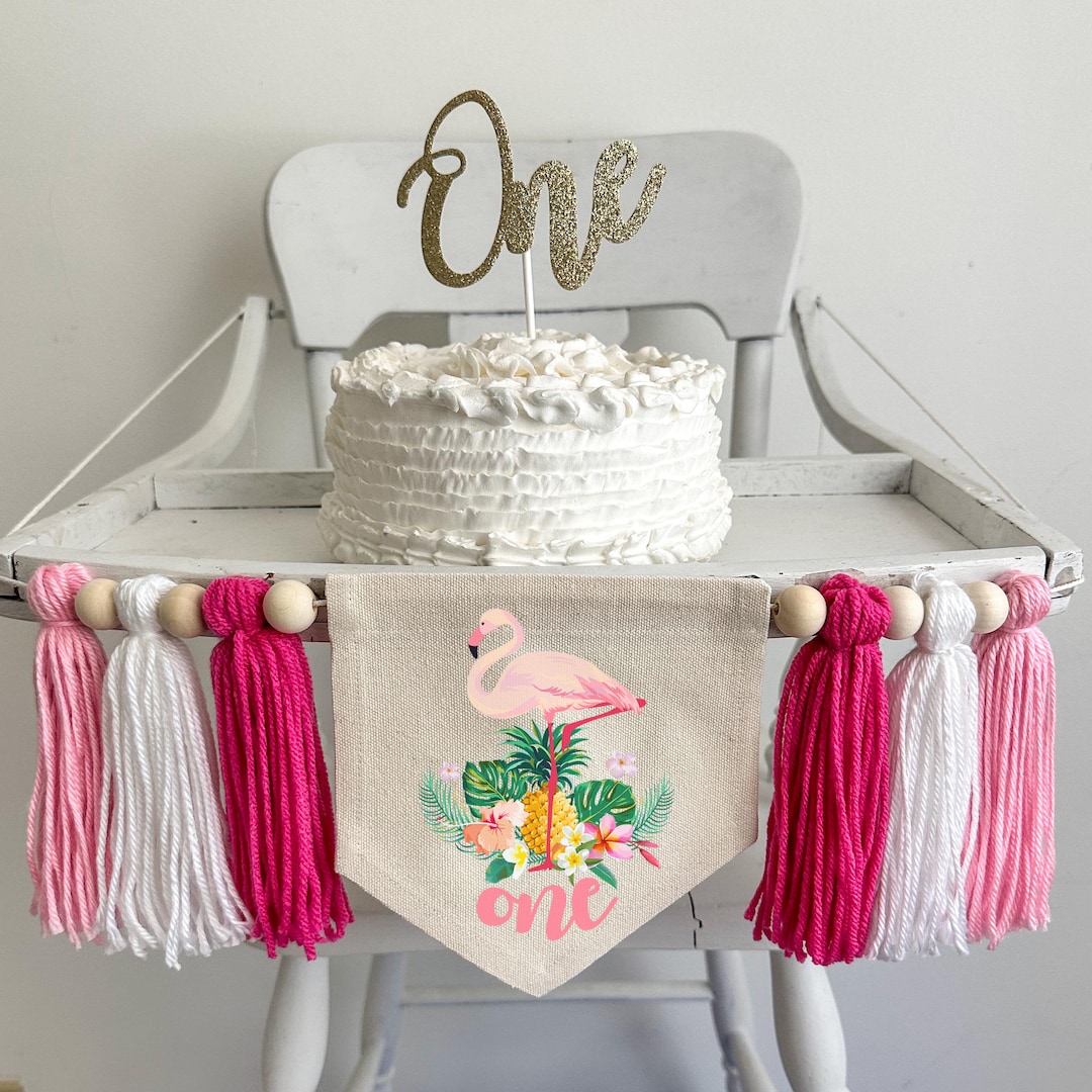 Flamingo 1st Birthday Party Decorations, Let's Flamingle First Birthday ...