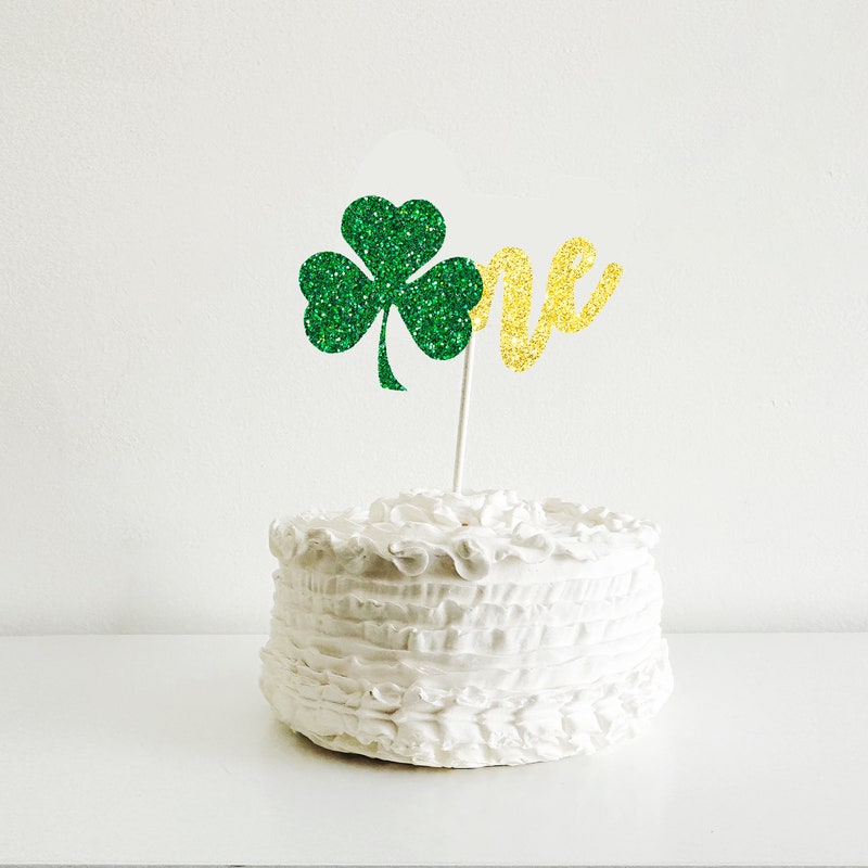 Shamrock Cake Topper - Etsy