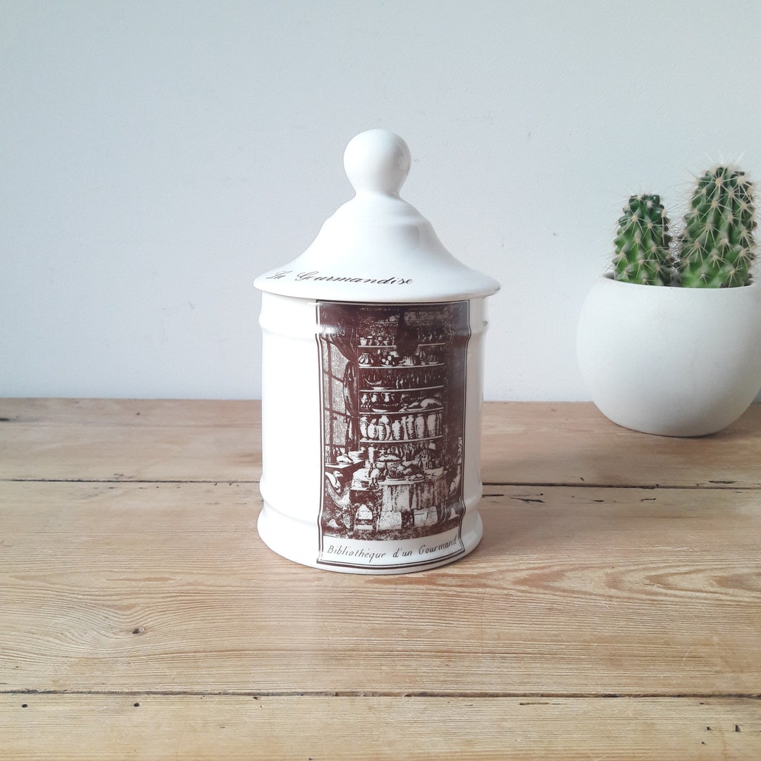 Vintage French/limoges Earthenware Box/la Gourmandise Box/baud Creation ...