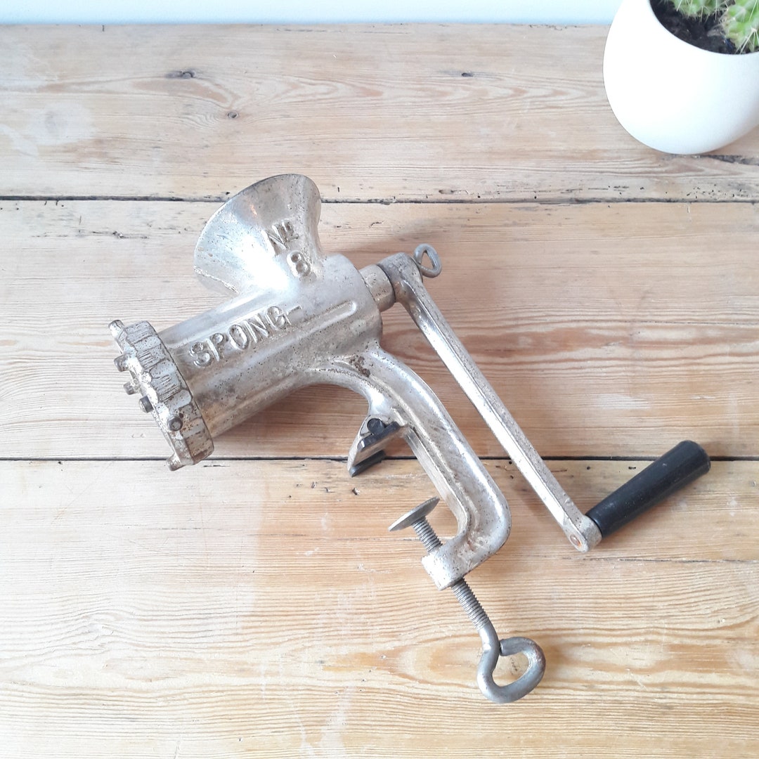 Former Meat Chopper/spong Manual Chopper/vintage English Utensil/1940 ...