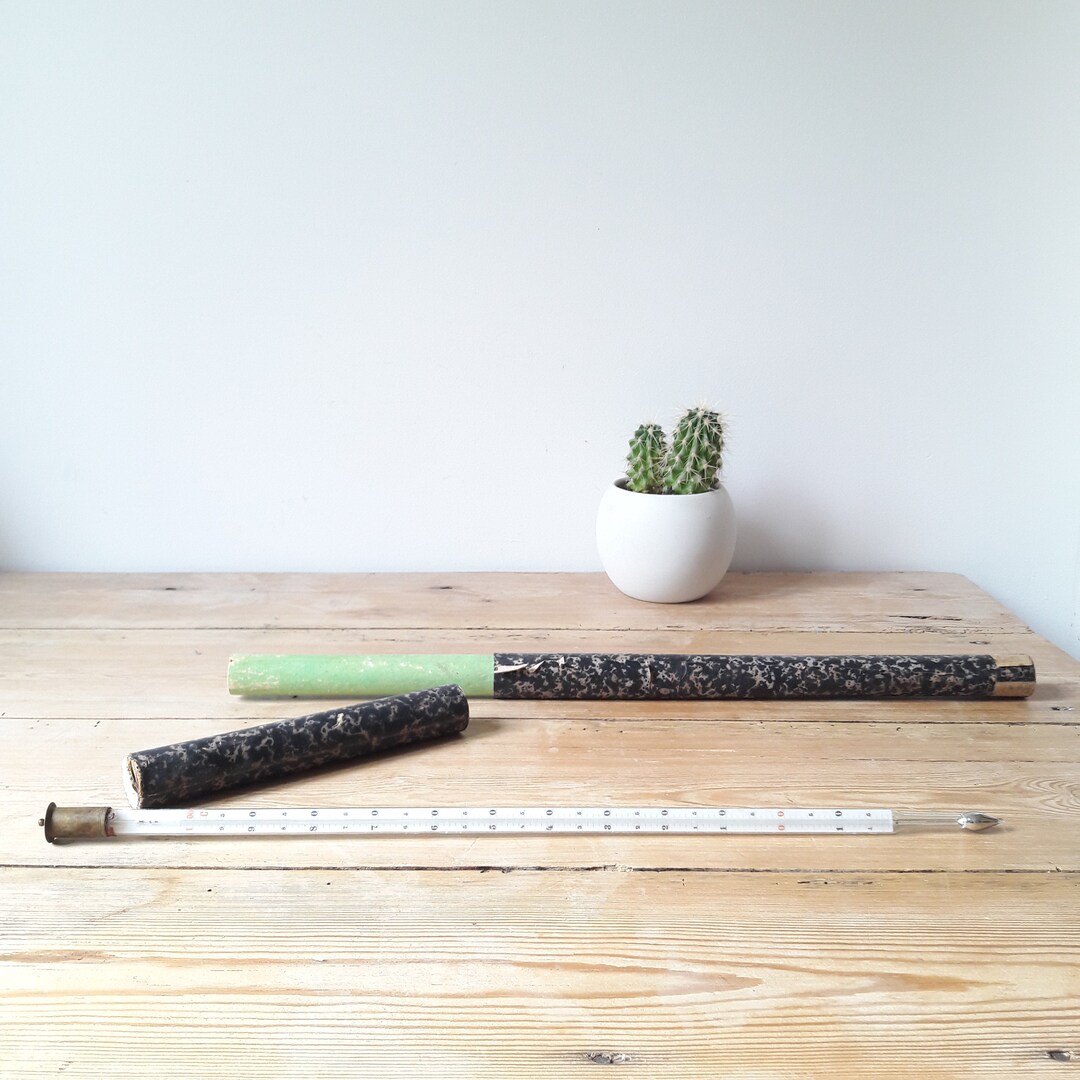 Antique Food Thermometer / Large Vintage Thermometer / Original Case ...