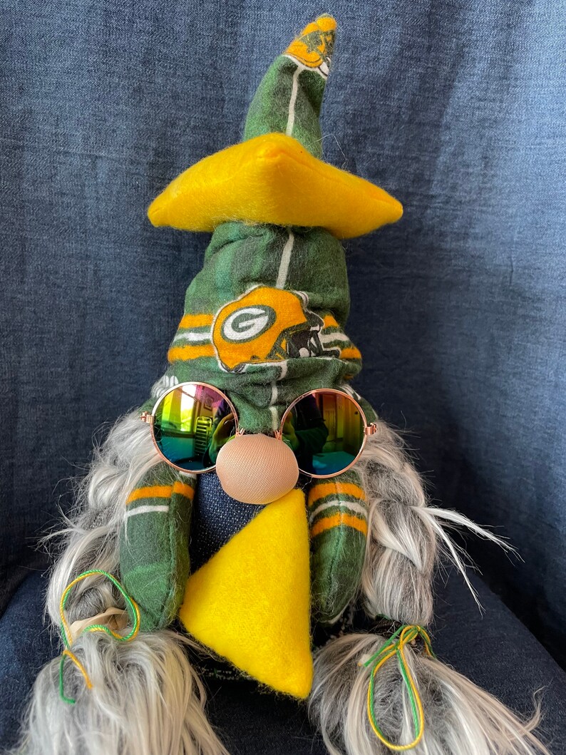 Updated-cheesehead packer Gnome/nisse/tomtesoft Nose - Etsy