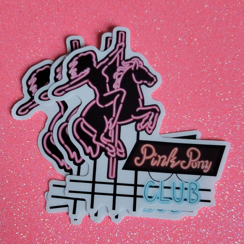 Pink Pony Club Sticker Chappell Roan Clear Vinyl Sticker Waterproof ...