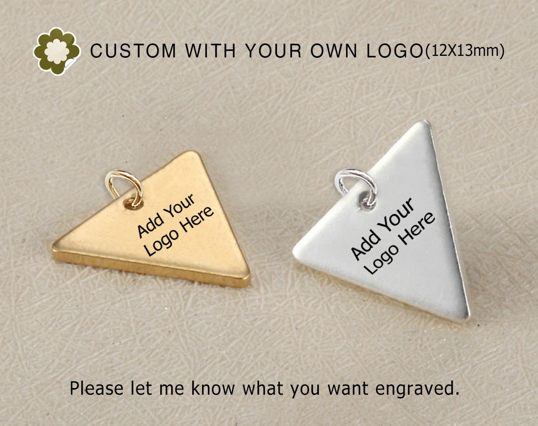 20/50/100pcs,12x13mm Small Triangle Pendant ,stainless Steel Jewelry ...
