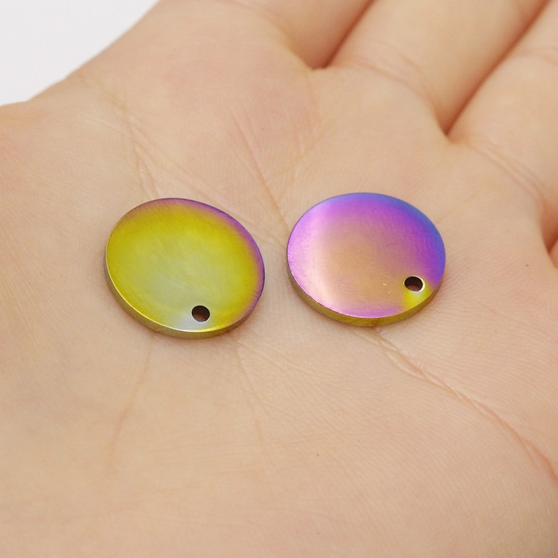 10pcs Stainless Steel Blank Stainless Steel Disc Stainless - Etsy