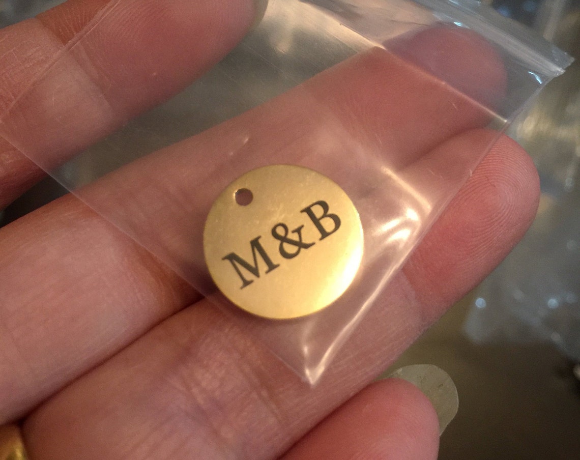 20/50/100pcs22mmstainless Steel Jewelry Tag Custom Branding - Etsy