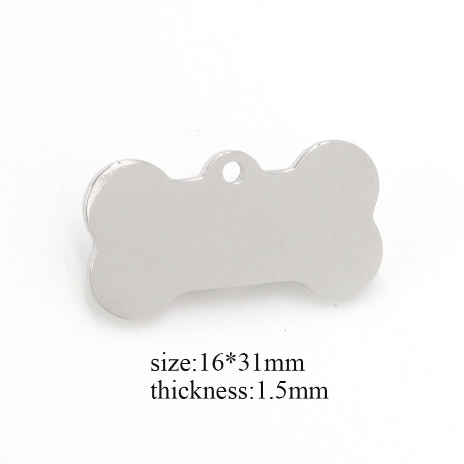 10pcs Dog Tag Lettering Pendant Dog Bone Tag 16x31mmstamping - Etsy