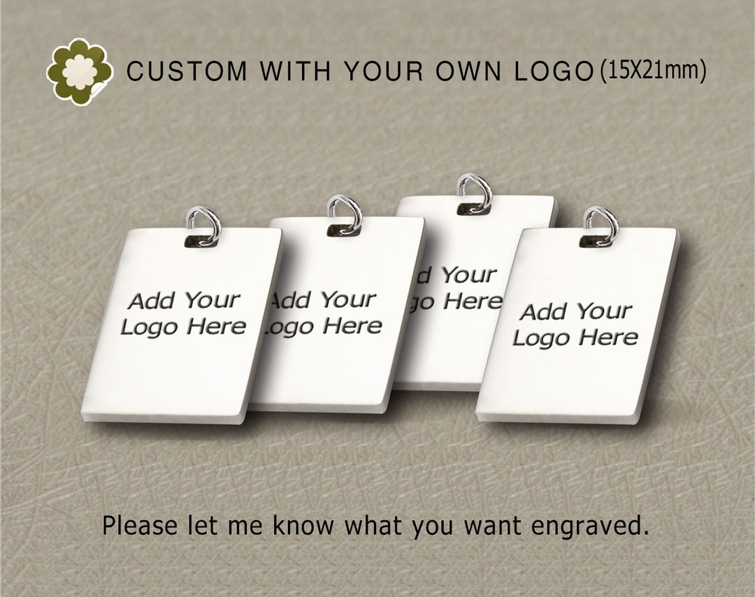 20/50/100pcs Custom Engraved Stainless Steel Jewelry Tag: Personalized ...