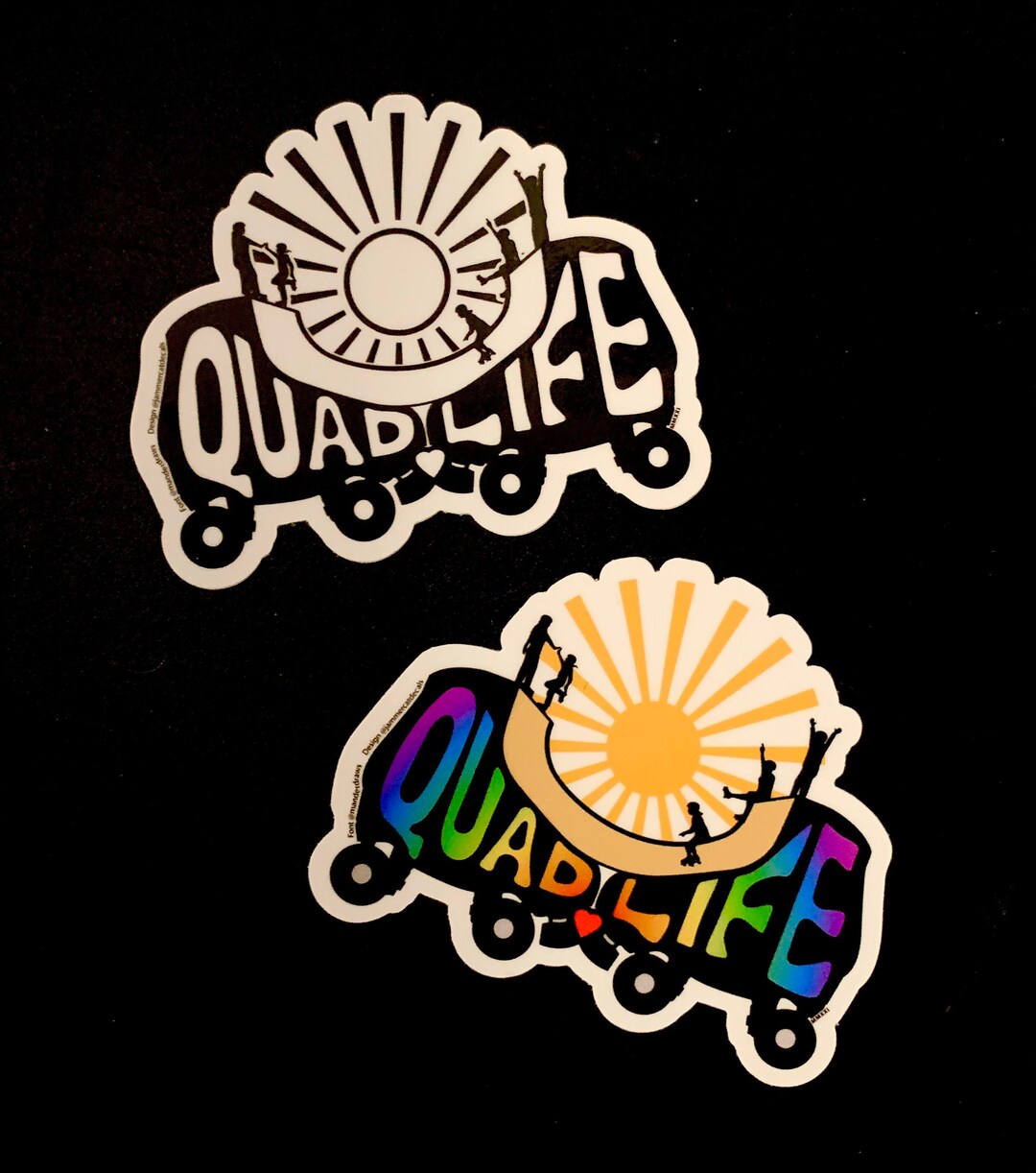 Quad Life Sticker - Etsy