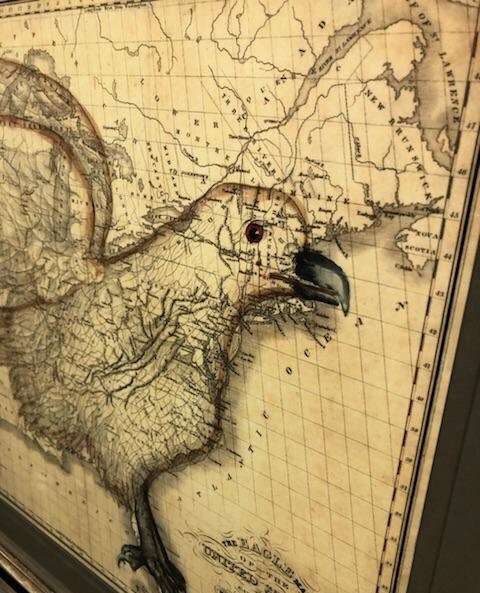 The Eagle Map of the USA - Etsy