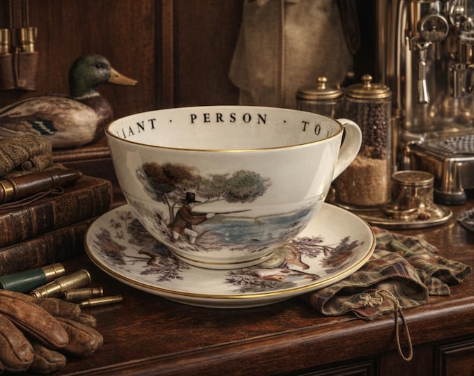 Royal Worcester 'very Important Person' Quail Hunting Motif Oversized ...
