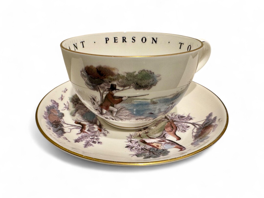 Royal Worcester 'very Important Person' Quail Hunting Motif Oversized ...