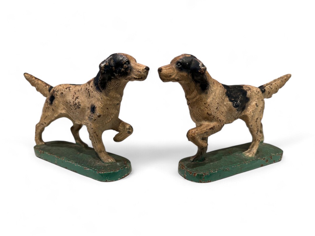 RARE Antique Pair of Hubley Cast Iron Hunting Dogs - Etsy