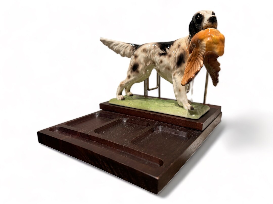Vintage Spaniel Dog Valet Tray - Etsy