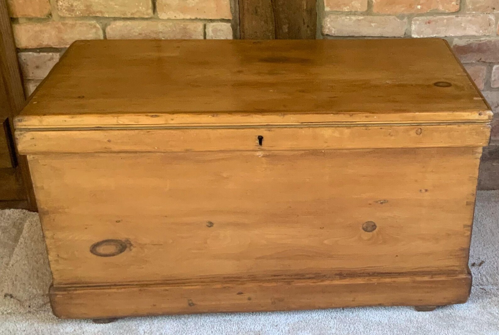 Victorian Pine Blanket Box 1800’S - Etsy