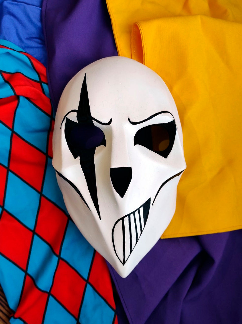 Harlequin mask Warhammer 40000. Cosplay Eldar mask | Etsy