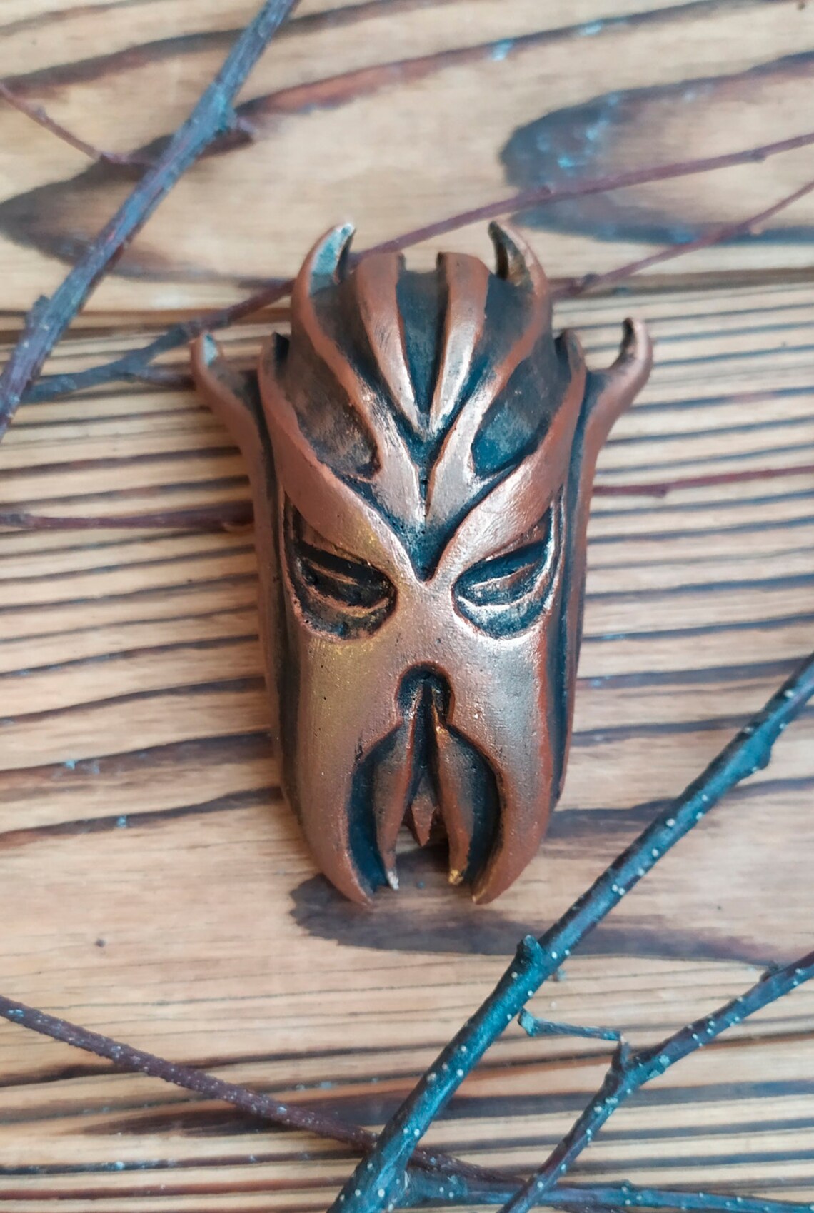 Miraak mask miniature The Elder Scrolls V: Skyrim TES | Etsy
