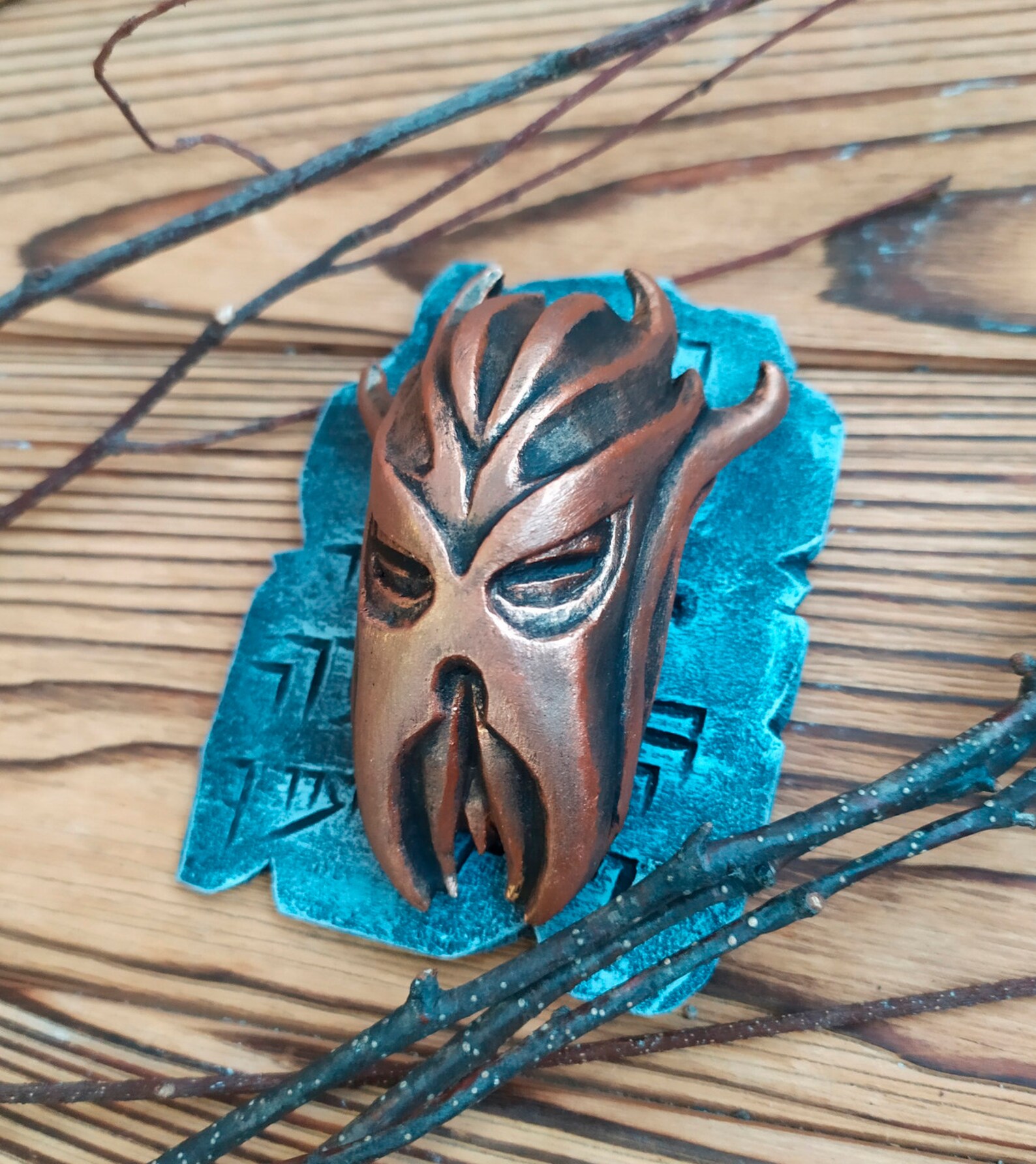 Miraak Mask Miniature the Elder Scrolls V: Skyrim TES | Etsy