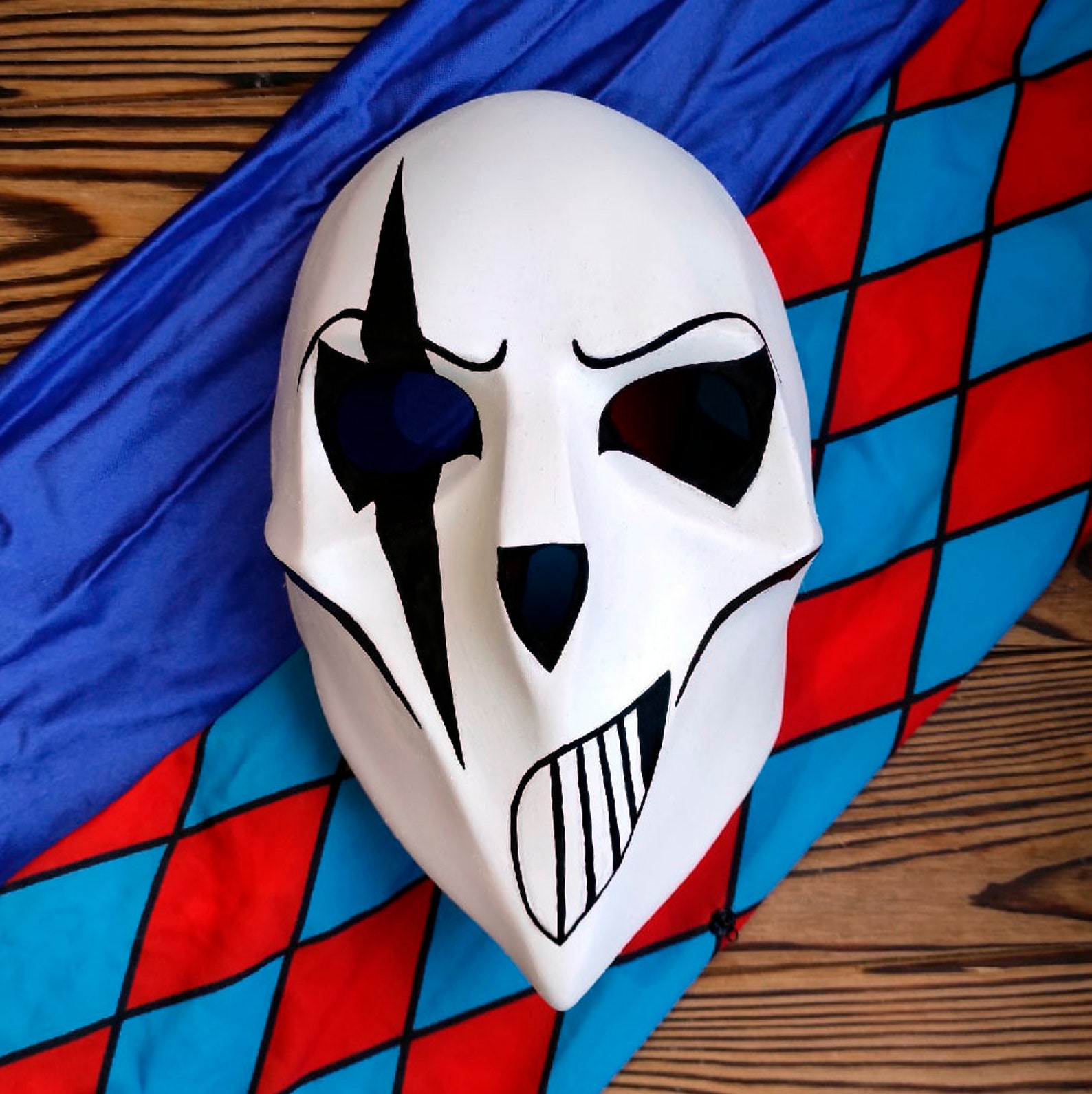 Harlequin mask Warhammer 40000. Cosplay Eldar mask | Etsy