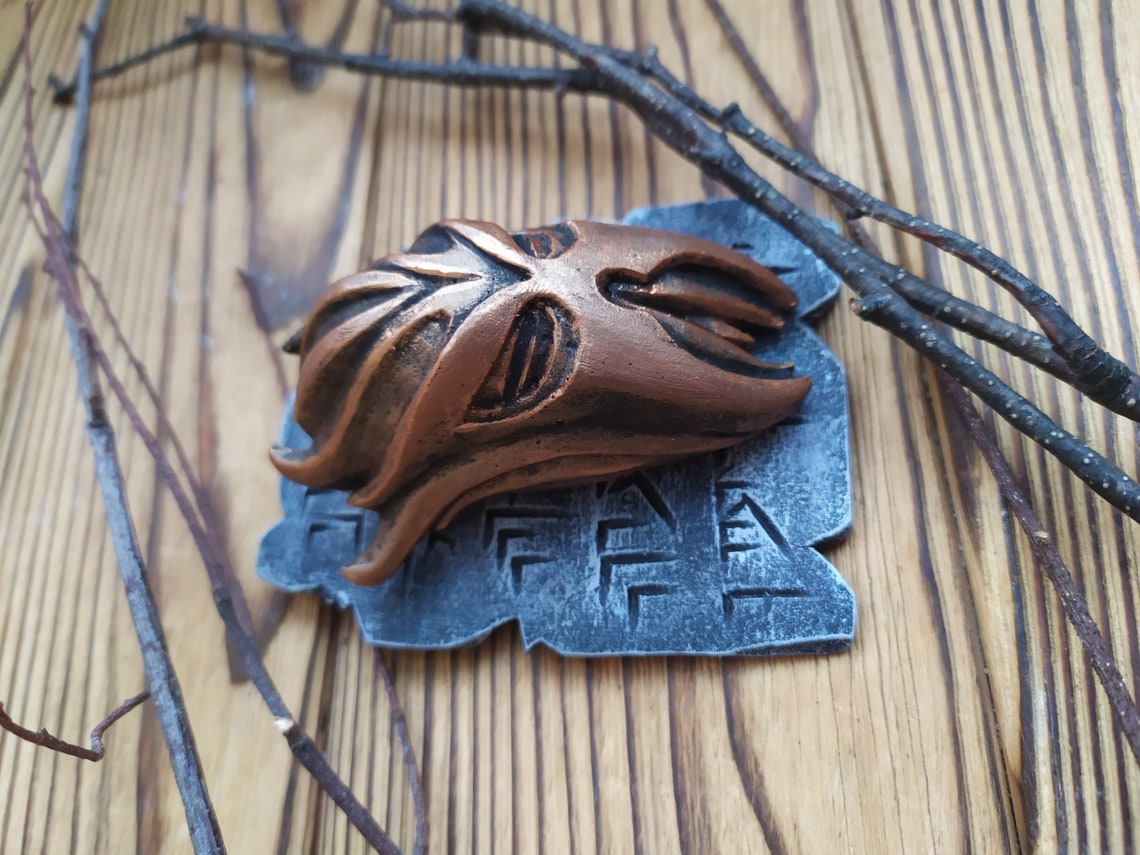 Miraak Mask Miniature the Elder Scrolls V: Skyrim TES | Etsy