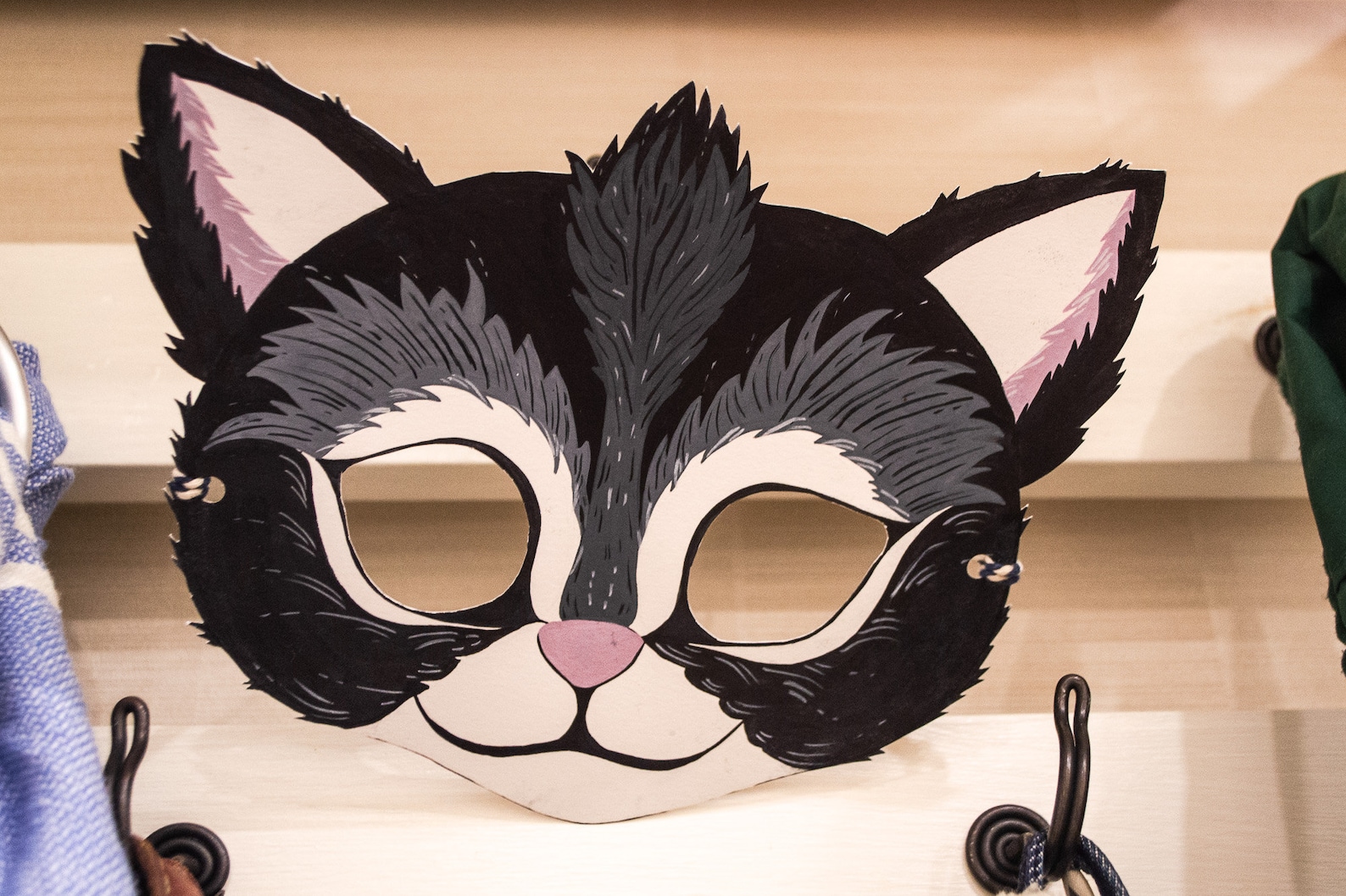 Black Cat Mask, Toddler to Kid Size. Halloween Mask, Kids Cat Costume ...