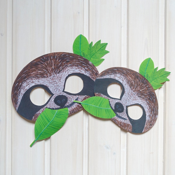 Sloth Mask - Etsy