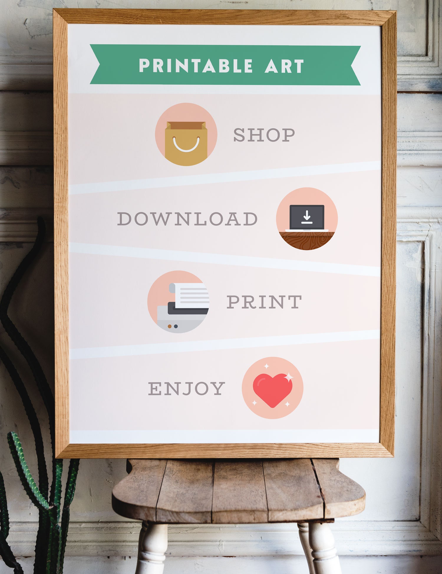 Cactus Mask, Printable, Adult Size. Unique Masquerade Mask, Paper Party ...