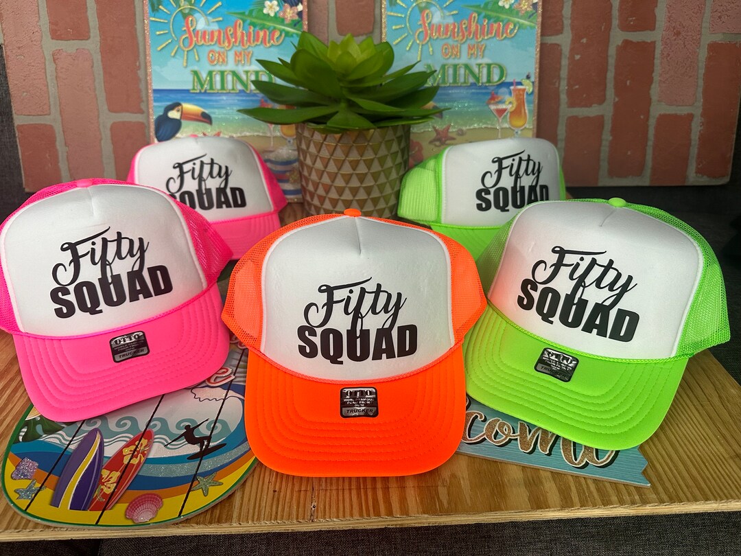 50th Birthday Hat,50th Birthday Gift, Party Gift Idea,trucker Cap,50 ...