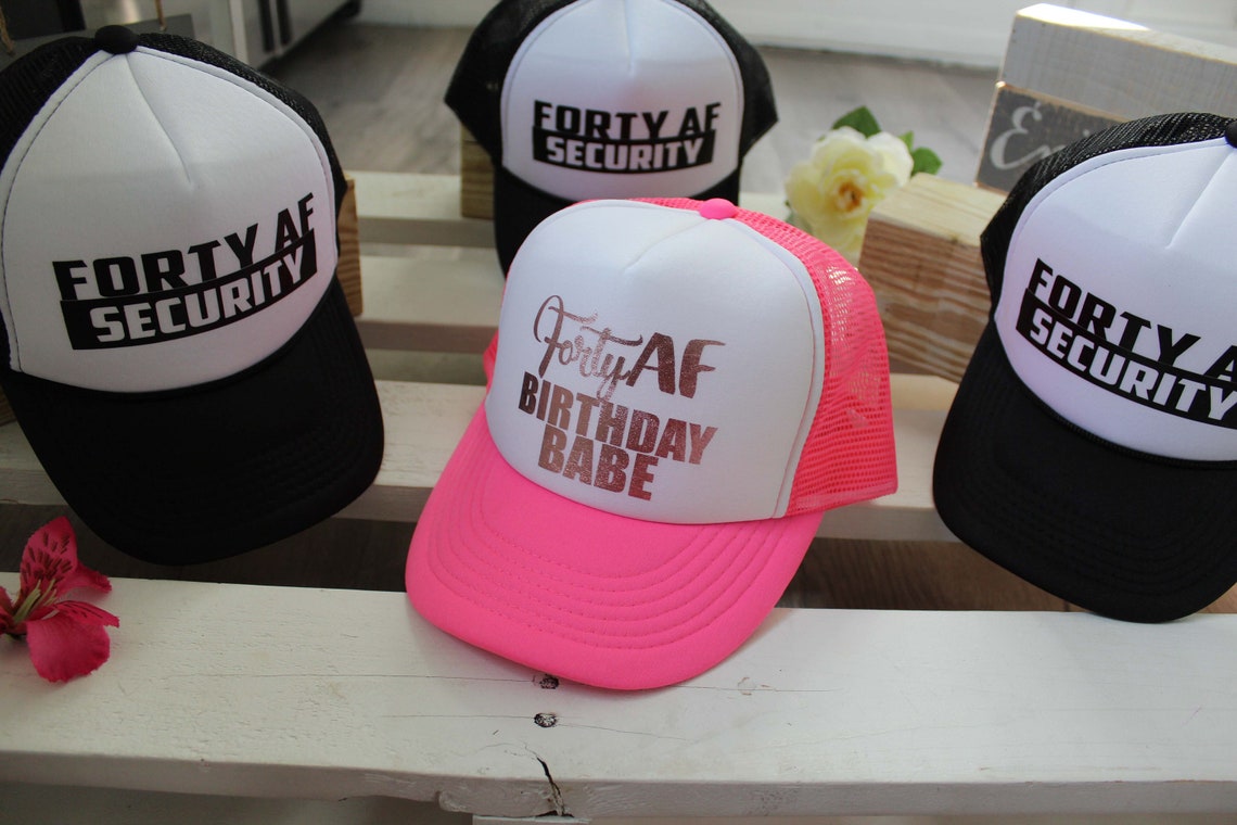 CUSTOM Hats 40th Birthday 40th Birthday Gift for Women 40th - Etsy