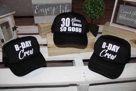 30th Birthday Hat Birthday Hat CUSTOM Birthday Hat 30th | Etsy