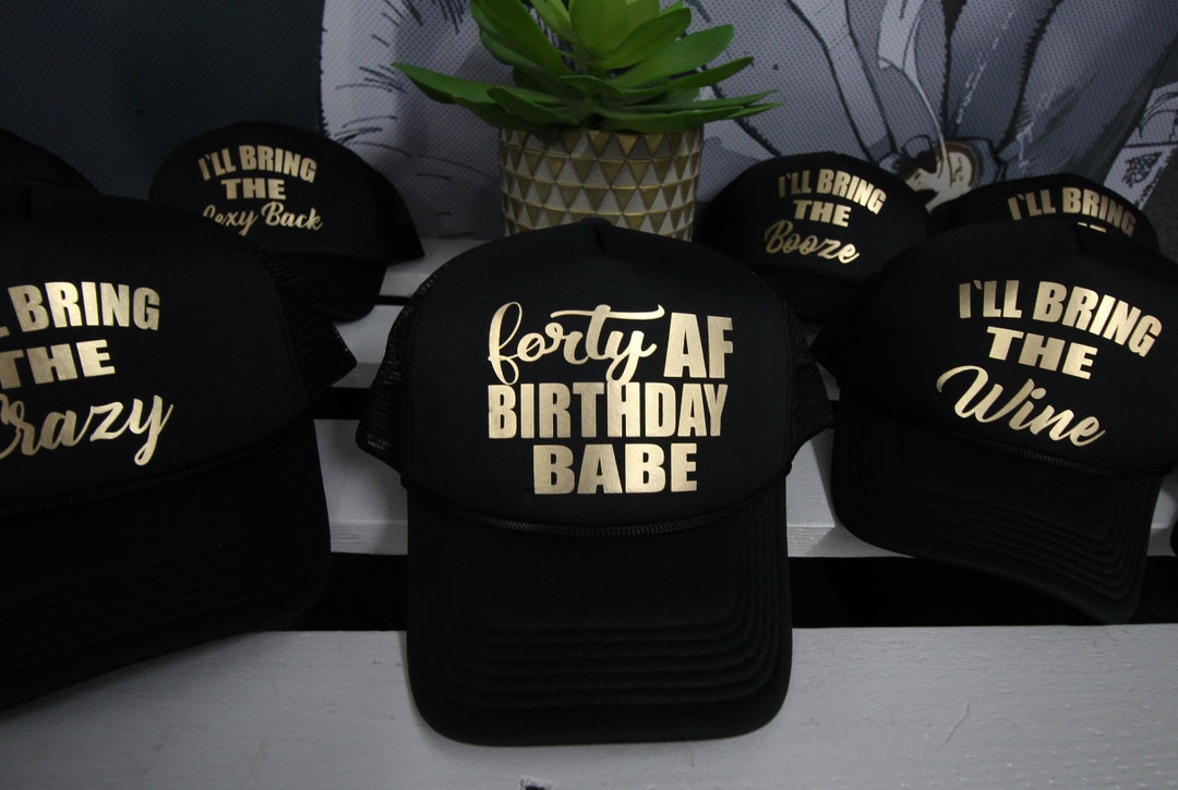 40th Birthday Hat, Custom Party Hat,40th Birthday Hat, 50 the Birthday ...