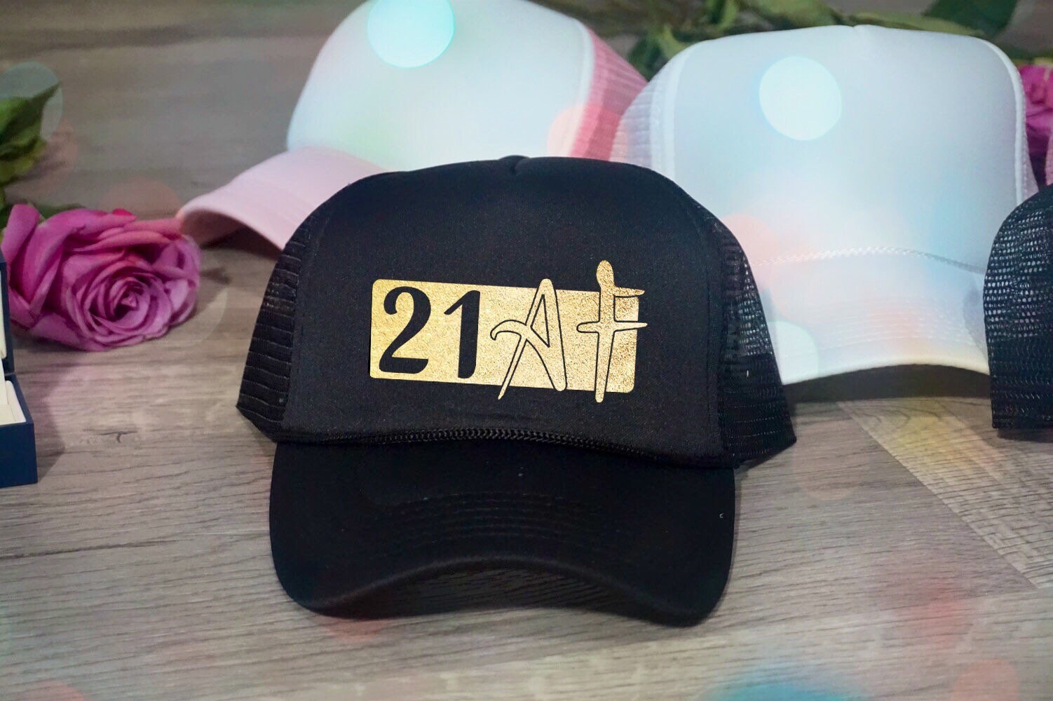 Birthday Hats,custom Hat, 21st Birthday, Trucker Hat, 21st Birthday ...