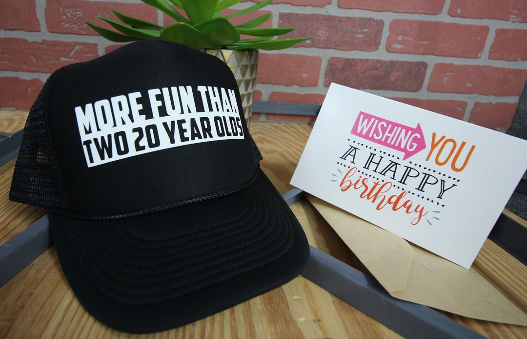 Birthday Hat 40th Birthday Trucker Hat, NEON Birthday Hat, Custom 40th ...