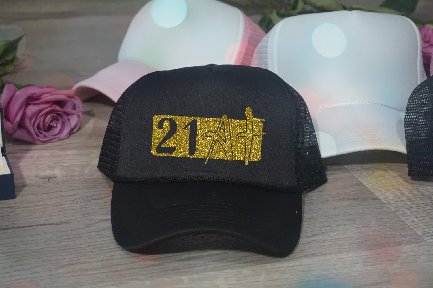 Birthday Hats,custom Hat, 21st Birthday, Trucker Hat, 21st Birthday ...