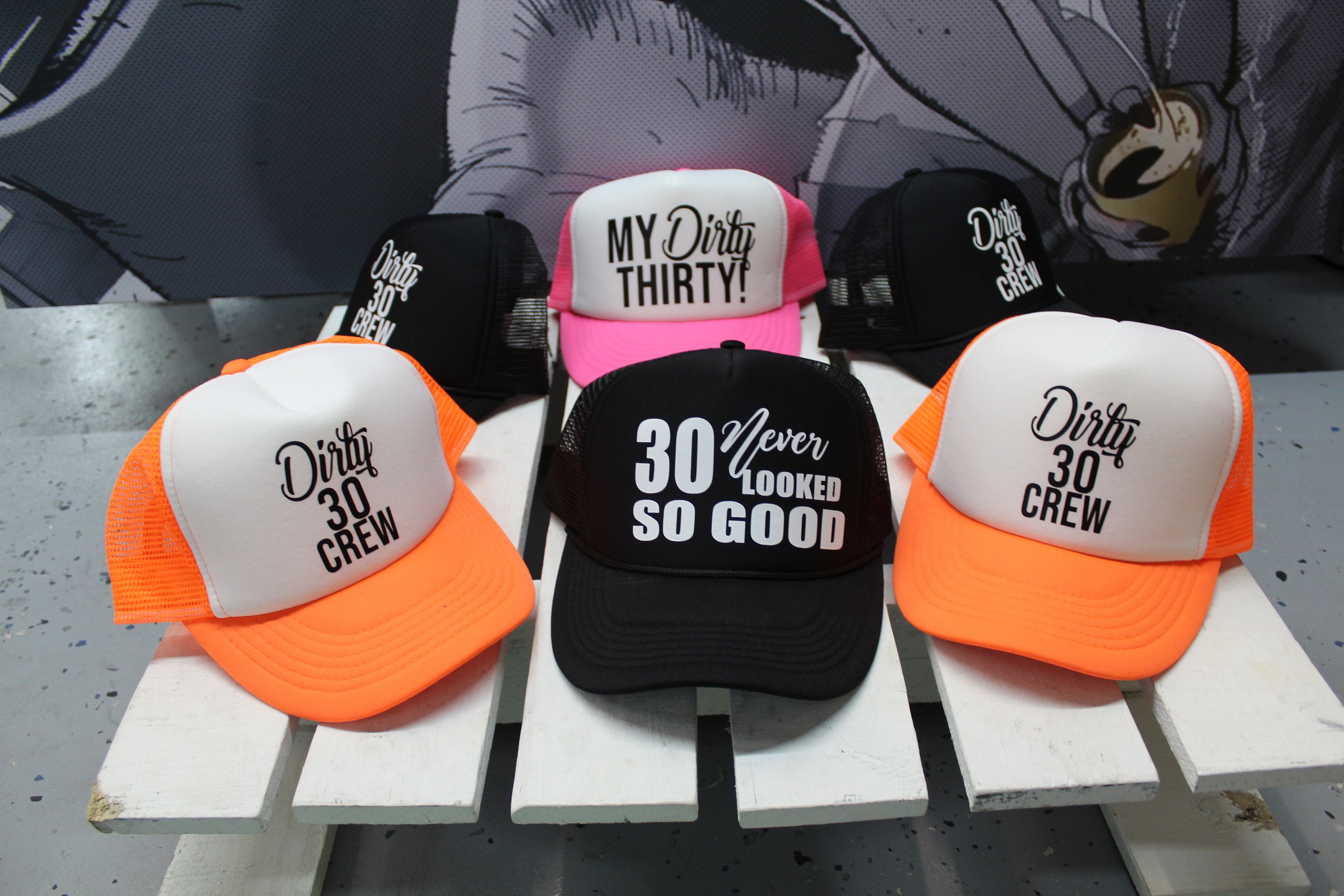 30th Birthday Hat CUSTOM HATS 40th Birthday Hat Custom - Etsy