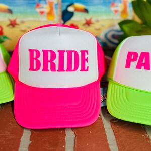CUSTOM Bachelorette Party Hats Beach Bachelorette PARTY Hats ...