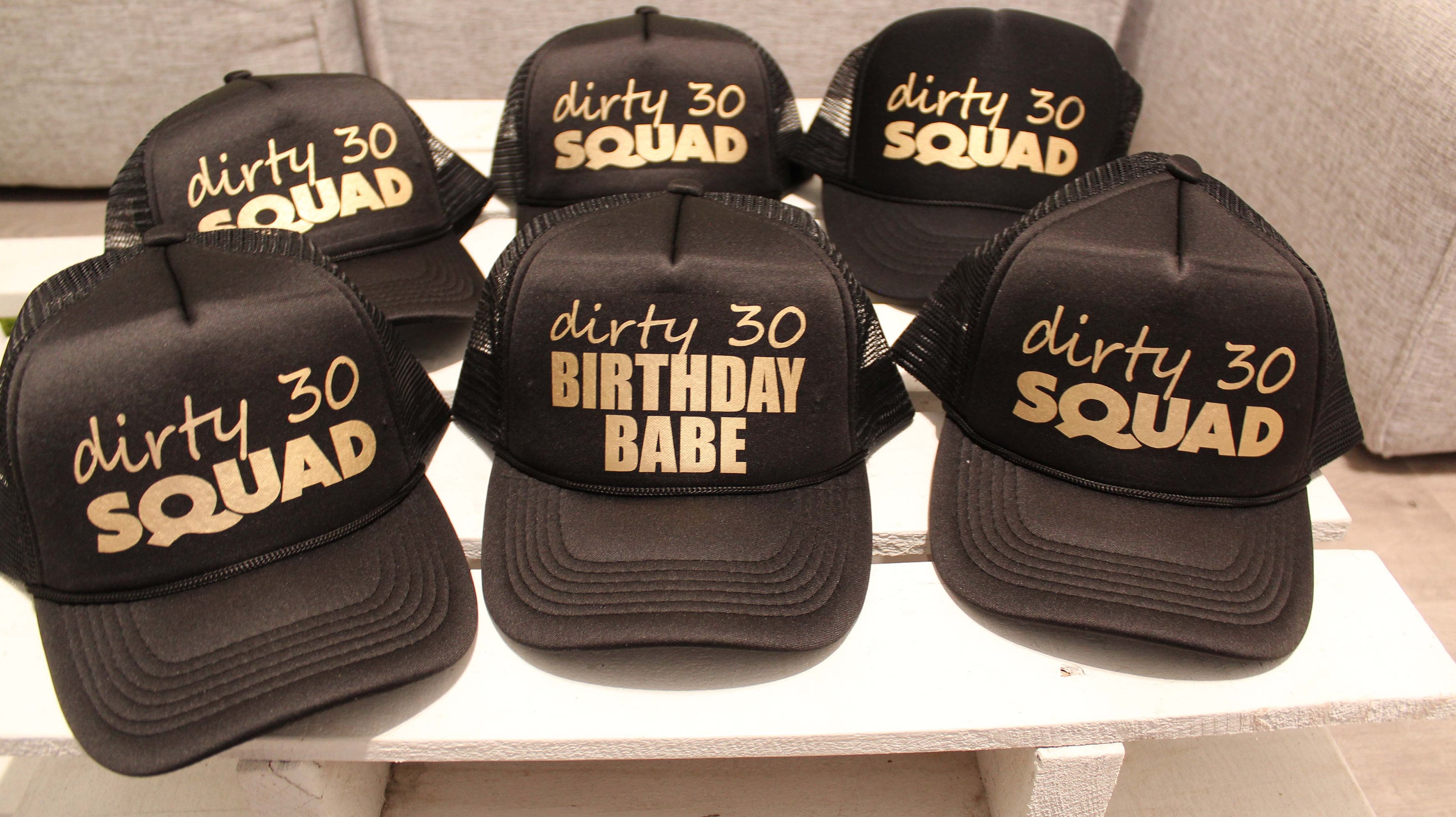 30th Birthday Hat Birthday Hats Custom Birthday Hat Trucker | Etsy