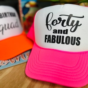 40th Birthday Gift, Forty and Fabulous Birthday Gift, 40th Birthday ...