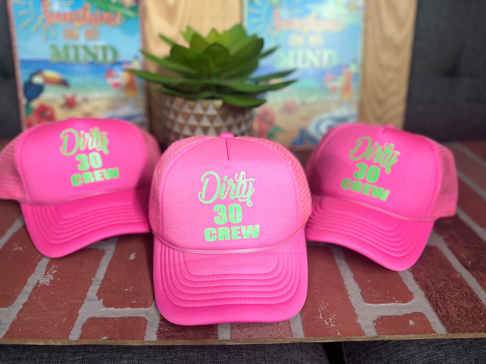 30 Birthday Hat,30th Birthday Gift, Party Gift Idea,trucker Cap,30 Year ...